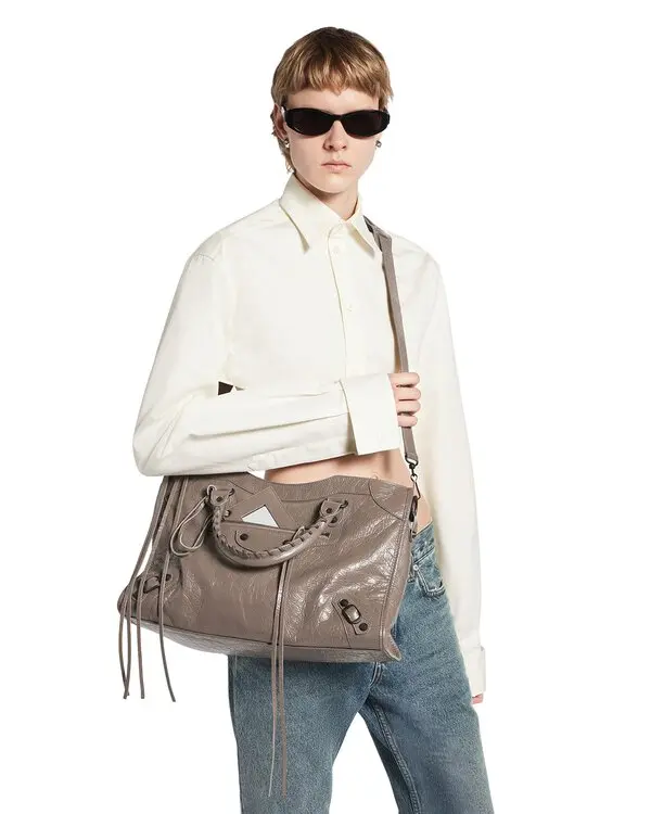 Balenciaga Le City Bag Medium - Dark Noix