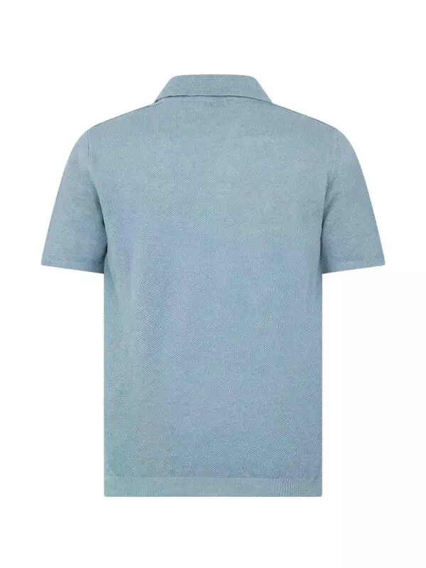 ROBERTO COLLINA Collared Knitted T-shirt