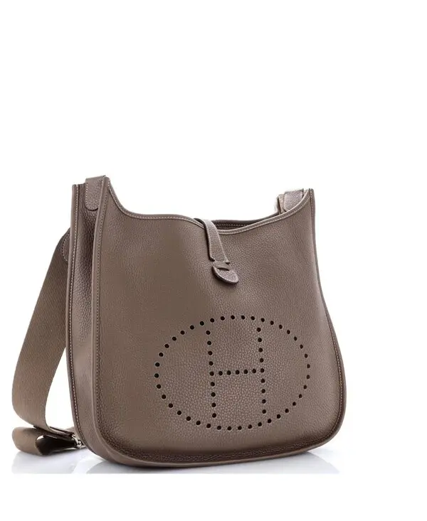 Hermès Pm Evelyne Gen Iii Bag Clemence - Gray