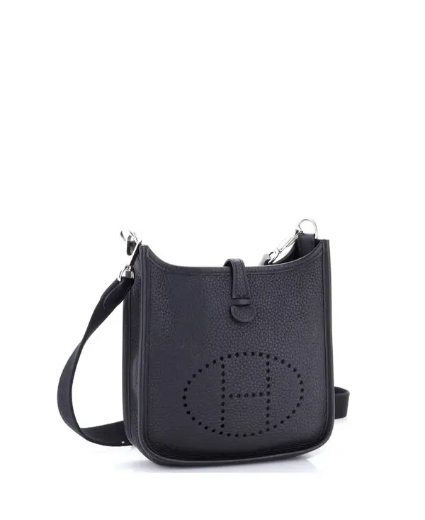 Hermès Tpm Evelyne Bag Gen Iii Clemence - Black