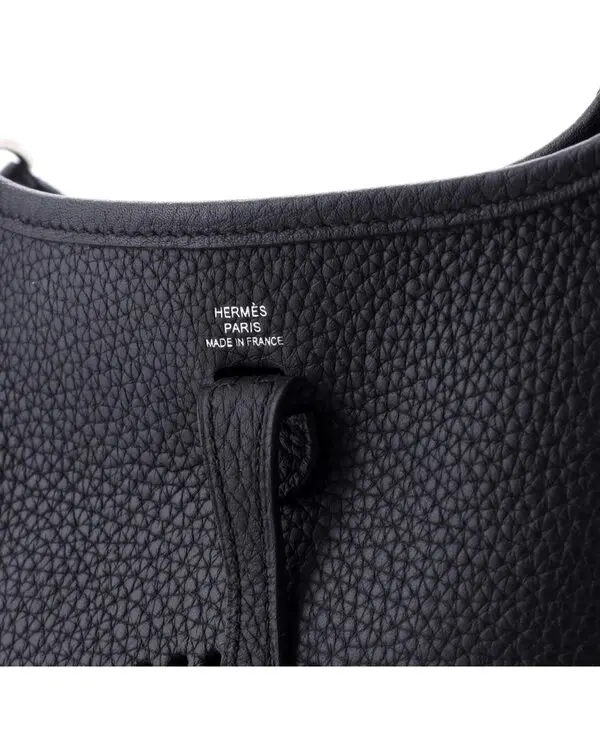 Hermès Tpm Evelyne Bag Gen Iii Clemence - Black