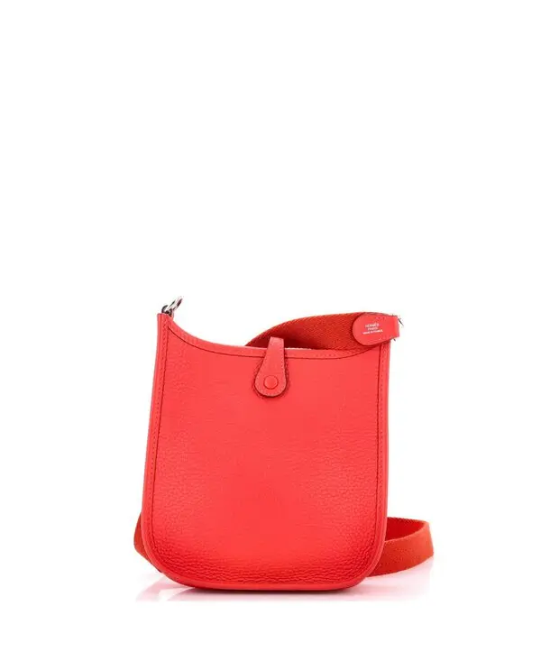 Hermès Tpm Evelyne Bag Gen Iii Clemence - Red