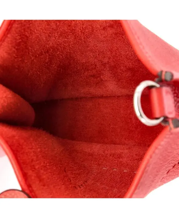 Hermès Tpm Evelyne Bag Gen Iii Clemence - Red