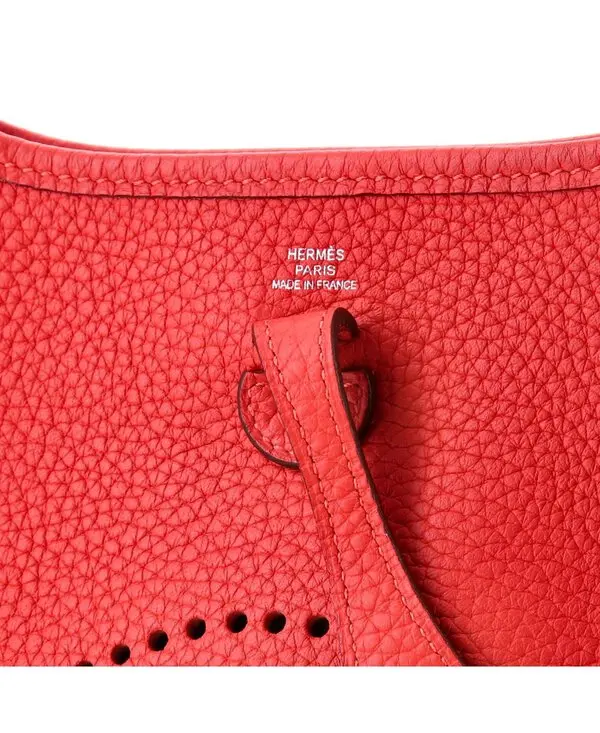 Hermès Tpm Evelyne Bag Gen Iii Clemence - Red