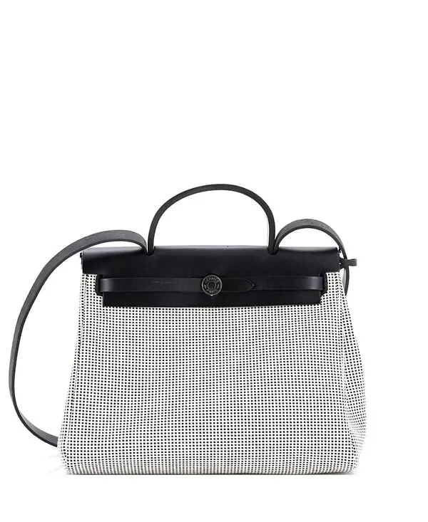 Hermès 31 Herbag Zip Criss Viking - Black