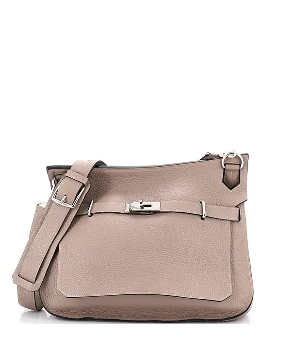 Hermès Jypsiere 34 Bag Clemence - Gray