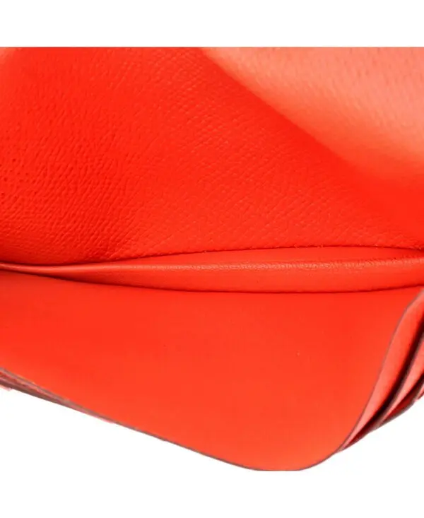 Hermès Long Bearn Wallet Epsom - Red