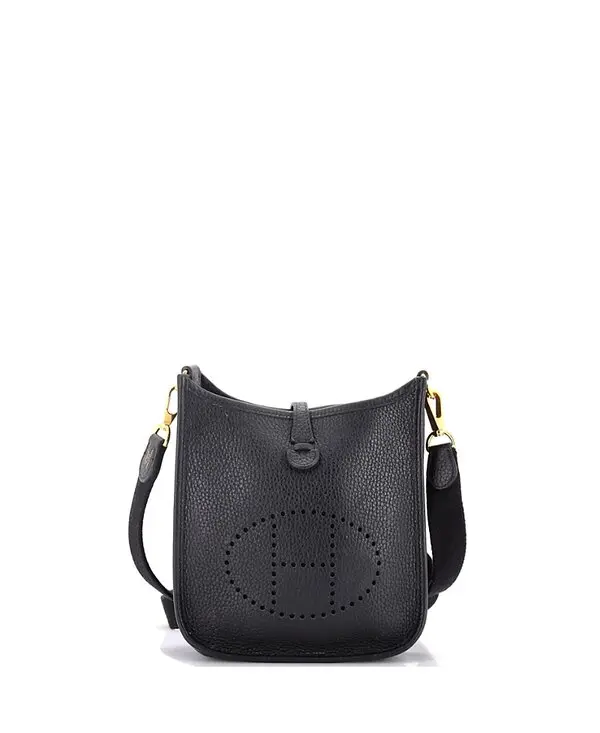 Hermès Tpm Evelyne Bag Gen Iii Clemence - Black