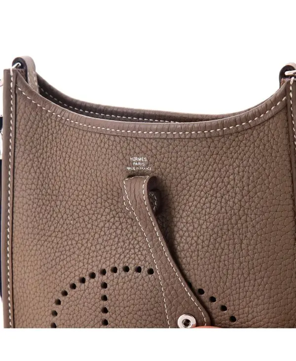 Hermès Tpm Evelyne Bag Gen Iii Clemence - Gray