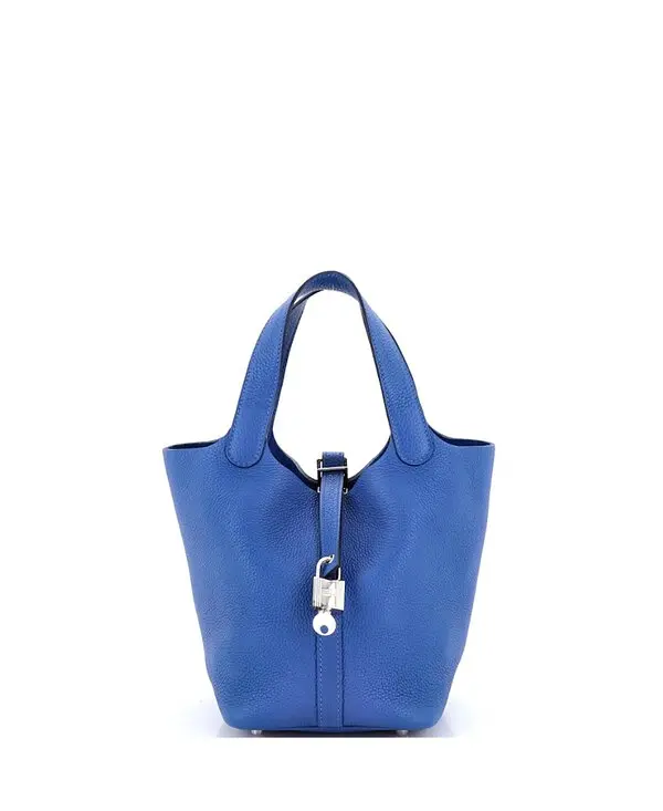 Hermès Pm Picotin Lock Bag - Blue