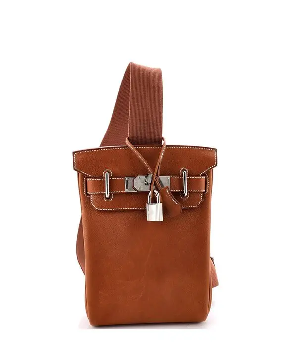 Hermès Pm Hac A Dos Backpack Barenia Faubourg - Brown