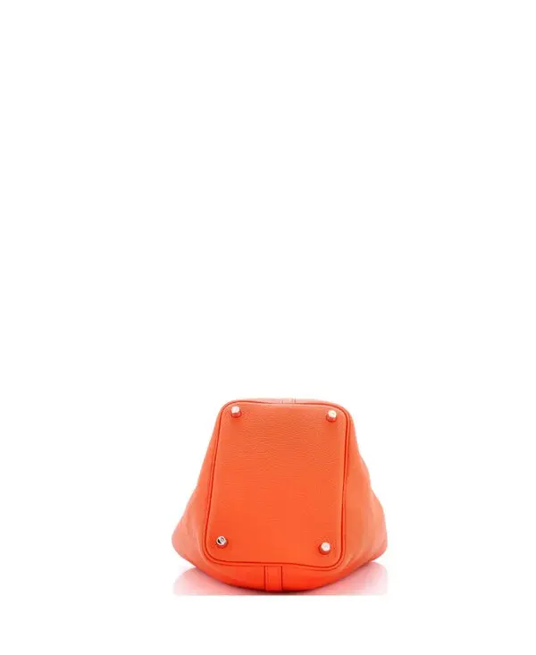 Hermès Pm Picotin Lock Bag Clemence - Orange