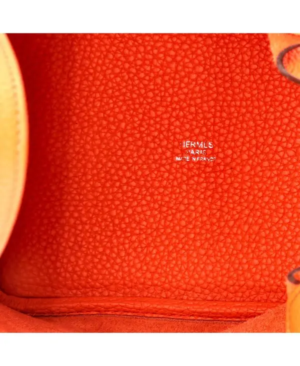 Hermès Pm Picotin Lock Bag Clemence - Orange