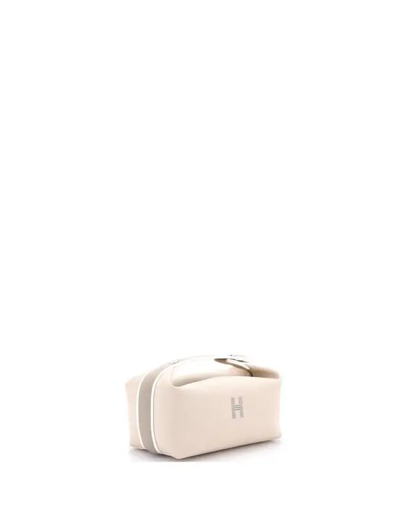 Hermès Pm Bride-a-brac Travel Case Toile - Neutral