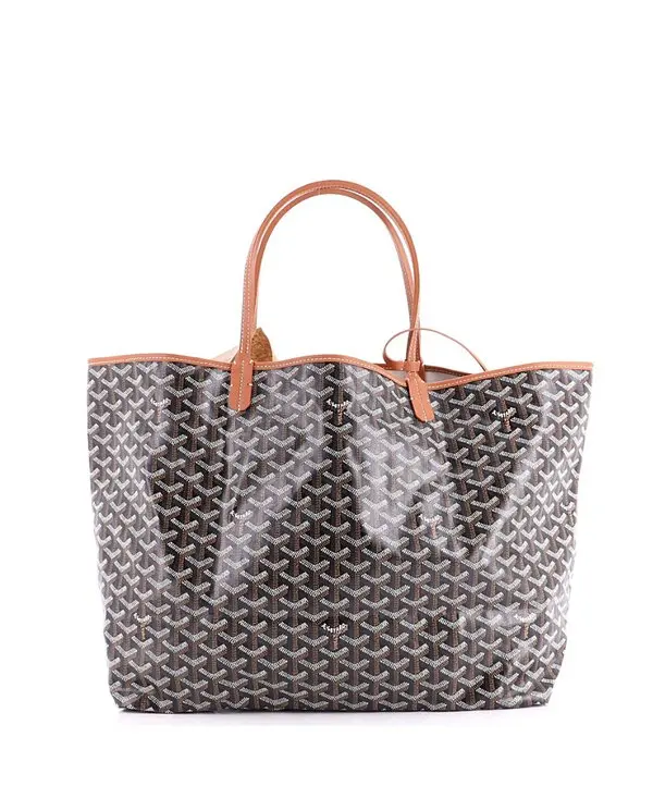 Goyard Gm Saint Louis Tote Coated Canvas - Brown