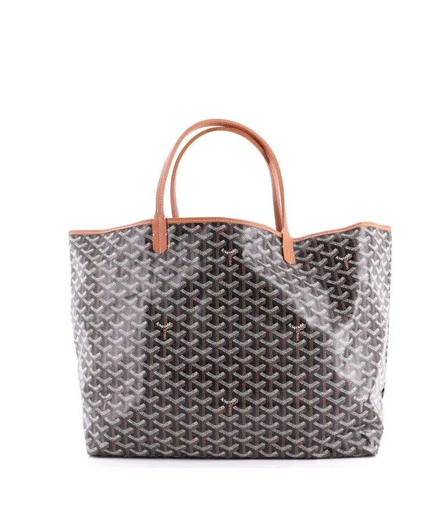 Goyard Gm Saint Louis Tote Coated Canvas - Brown