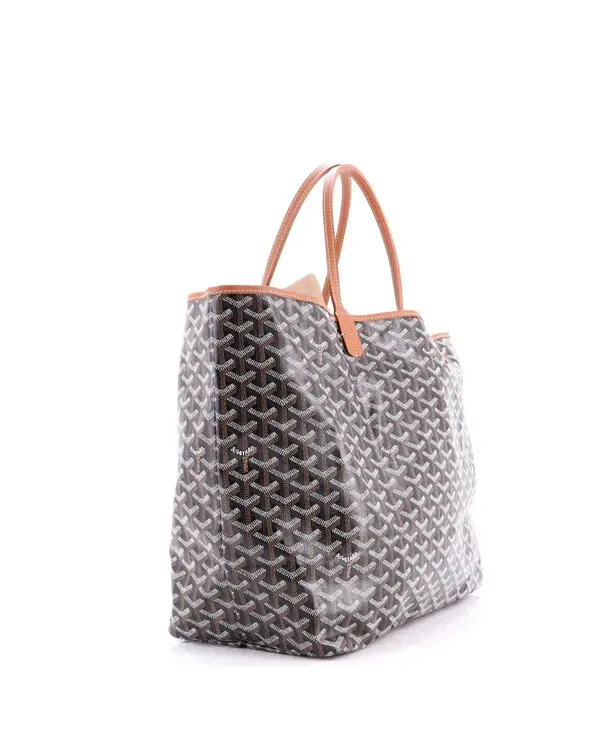 Goyard Gm Saint Louis Tote Coated Canvas - Brown