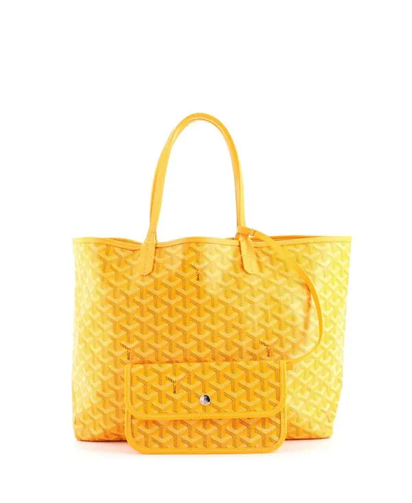 Goyard Saint Louis Pm Tote Coated Canvas - Yellow
