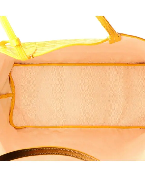 Goyard Saint Louis Pm Tote Coated Canvas - Yellow