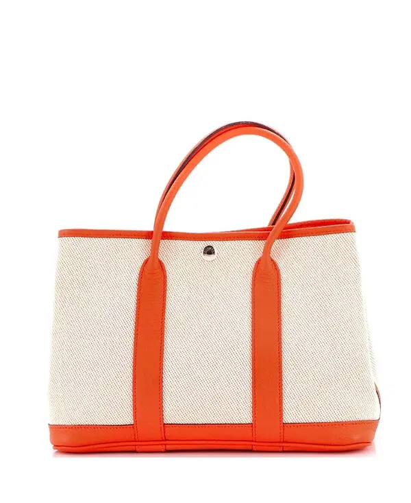Hermès Garden Party 30 Tote - Orange