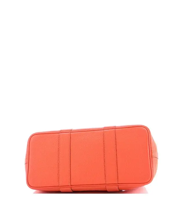 Hermès 30 Garden Party Tote Toile And Leather - Orange