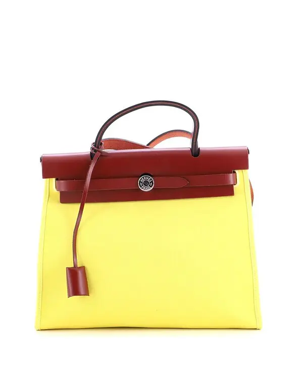 Hermès 31 Herbag Zip - Yellow