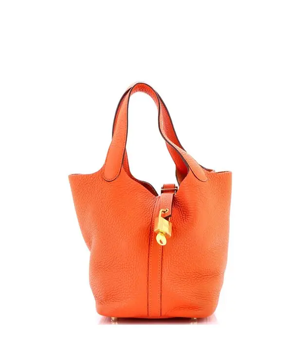 Hermès Pm Picotin Lock Bag Clemence