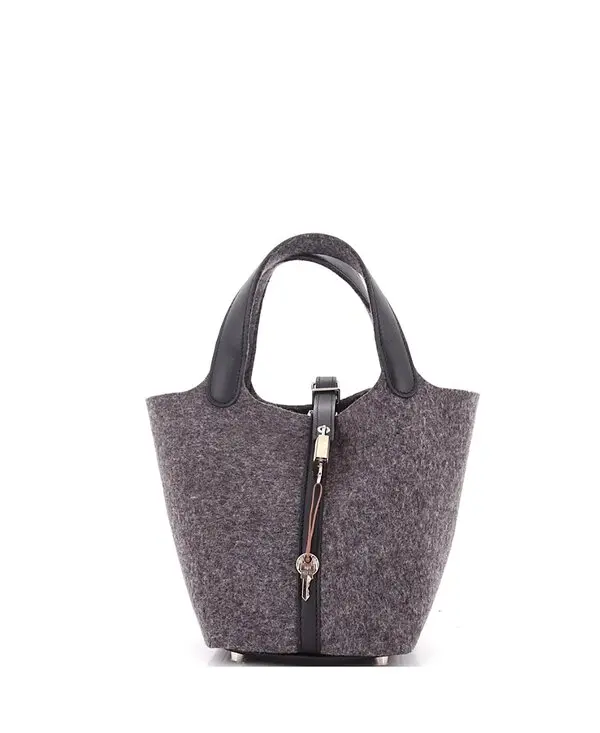 Hermès Picotin Lock Pm - Gray