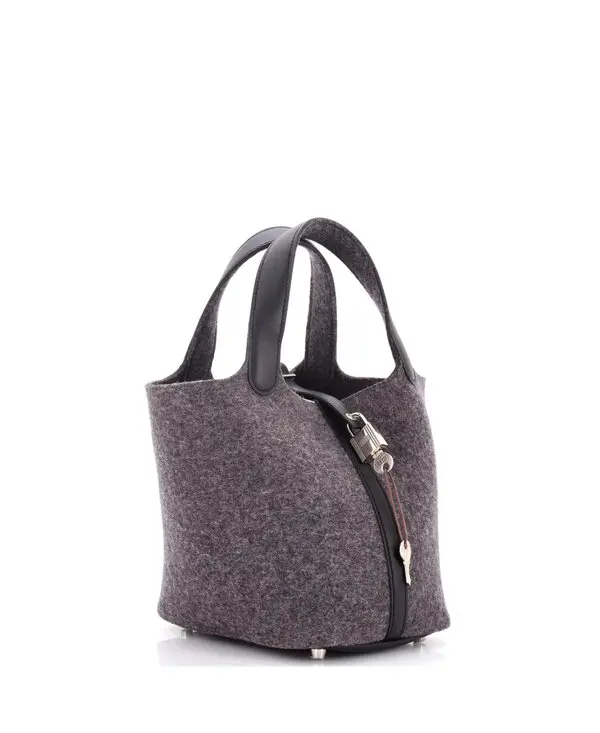 Hermès Picotin Lock Pm - Gray