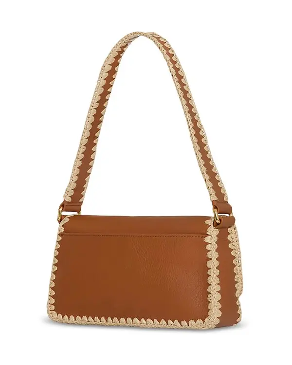 Rebecca Minkoff Berkley Medium Stitched Leather Shoulder Bag
