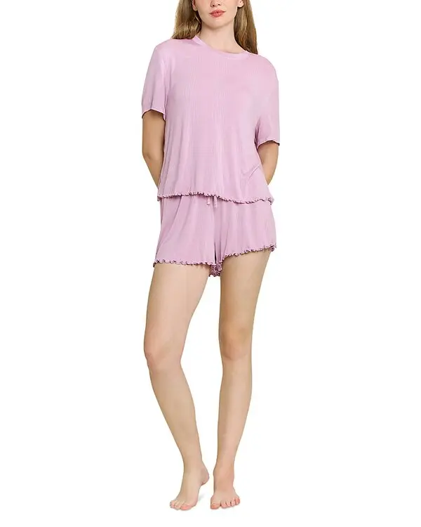 Honeydew Intimates Dreamland Tee & Shorts Pajama Set - Iris Bloom