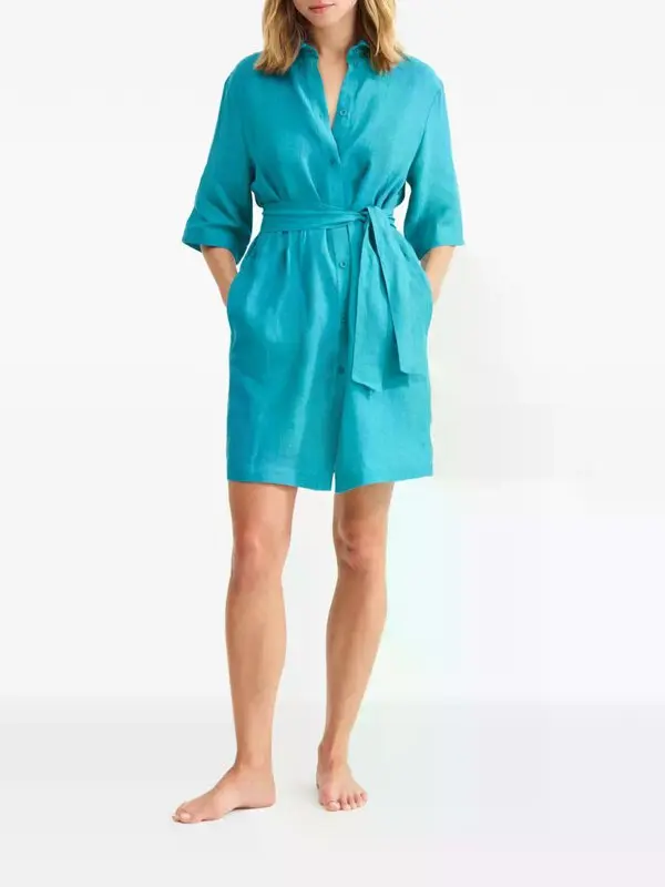ERES Belted Shirt Dress