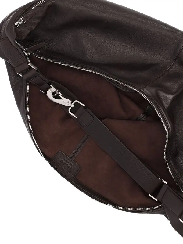 LEMAIRE Quiver Clip Shoulder Bag - Brown