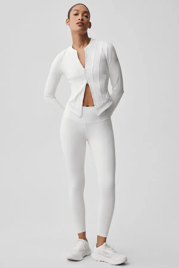 Alo Yoga Soft Recharge Jacket - White