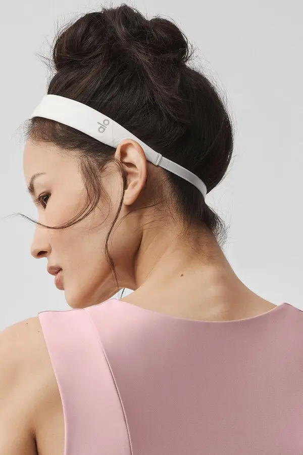 Alo Yoga Airlift So Smooth Headband - White