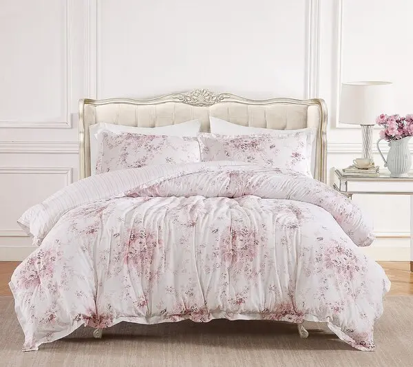 TREASURES BY SHABBY CHIC Shabby Chic Garden Floral King Comforter Set - One-color