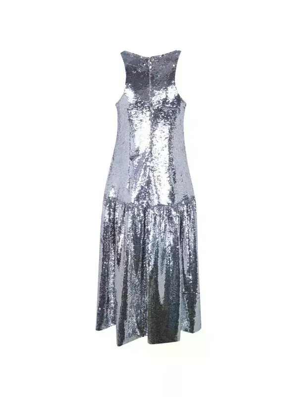Simone Rocha Sequin-embellished Midi Dress - Silver