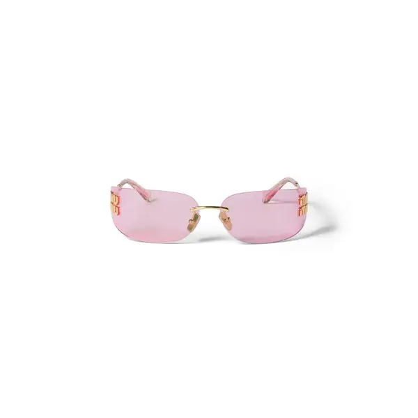 Miu Miu Aube Sunglasses - Pink Lenses