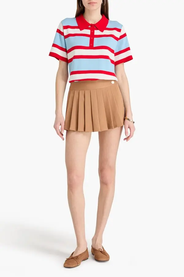 Alice + Olivia Pleated Skirt With Shorts