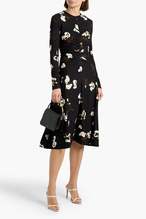 Erdem Floral-print Jersey Midi Dress