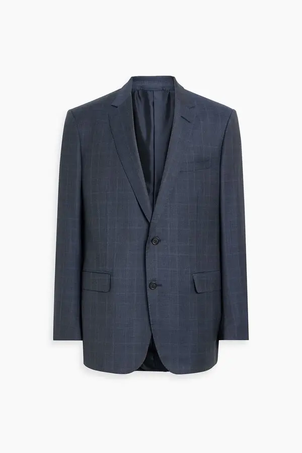 Dunhill Checked Wool Blazer
