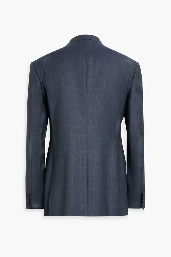 Dunhill Checked Wool Blazer