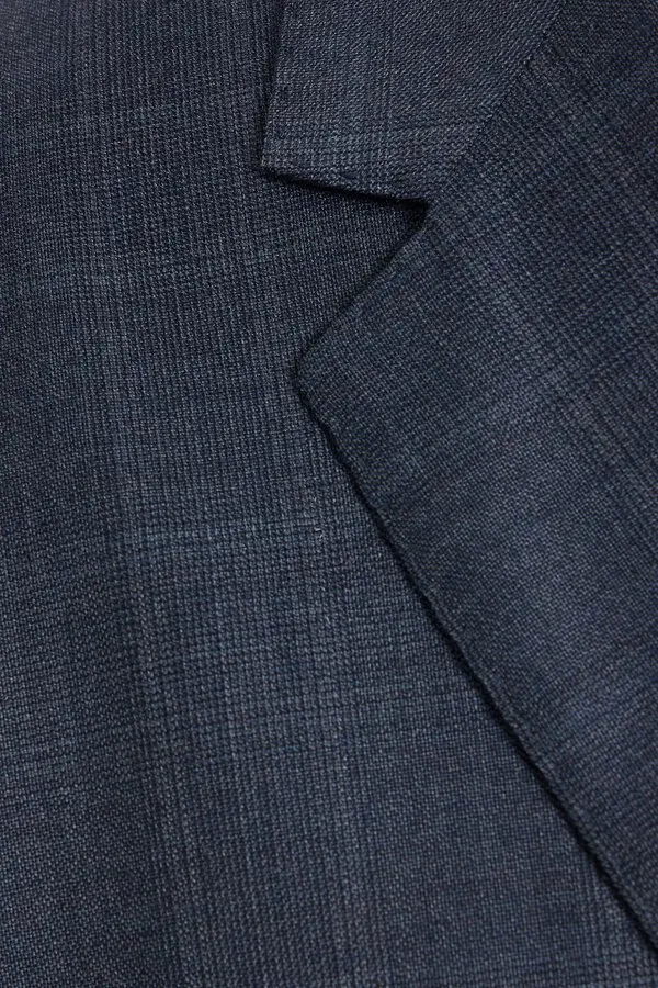 Dunhill Checked Wool Blazer
