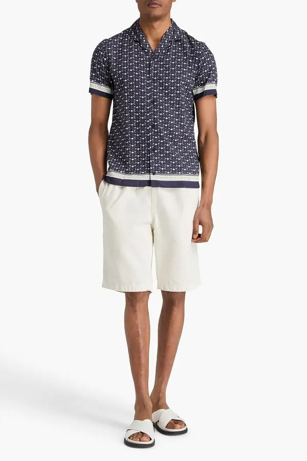 Orlebar Brown Hibbert Printed Piqué Shirt