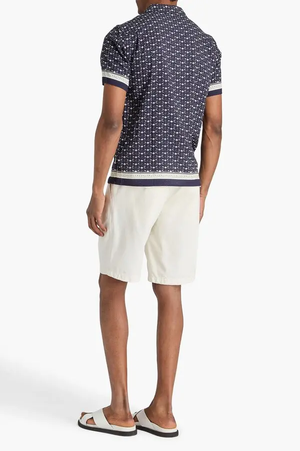 Orlebar Brown Hibbert Printed Piqué Shirt