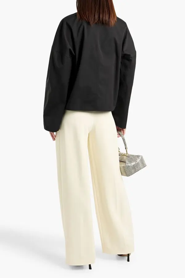 FFORME Peyton Crepe Wide-leg Pants - Ivory