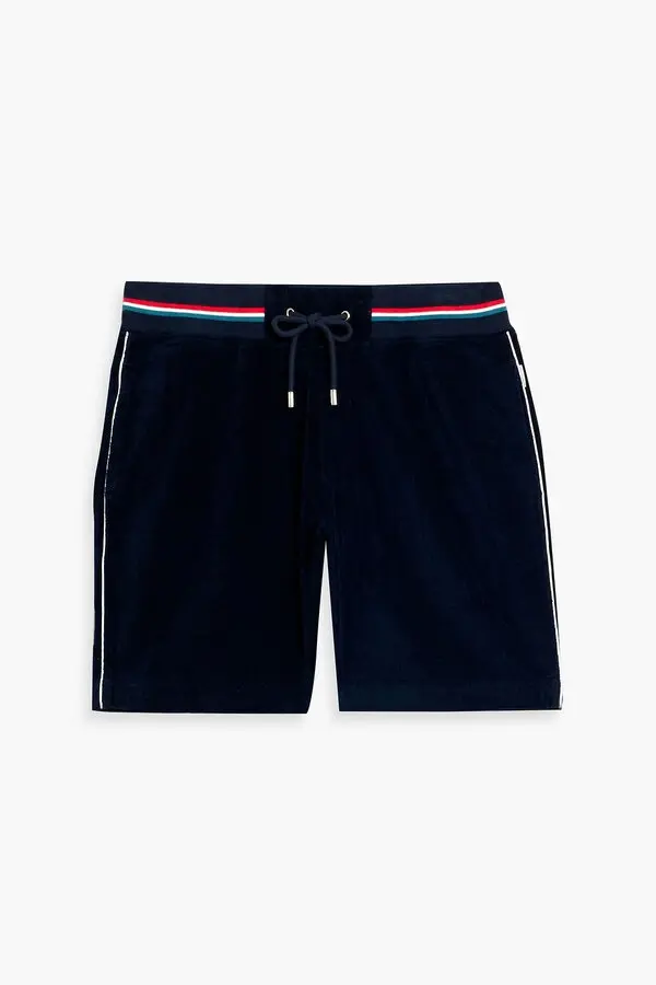 Orlebar Brown Afador Cotton-terry Shorts - Navy