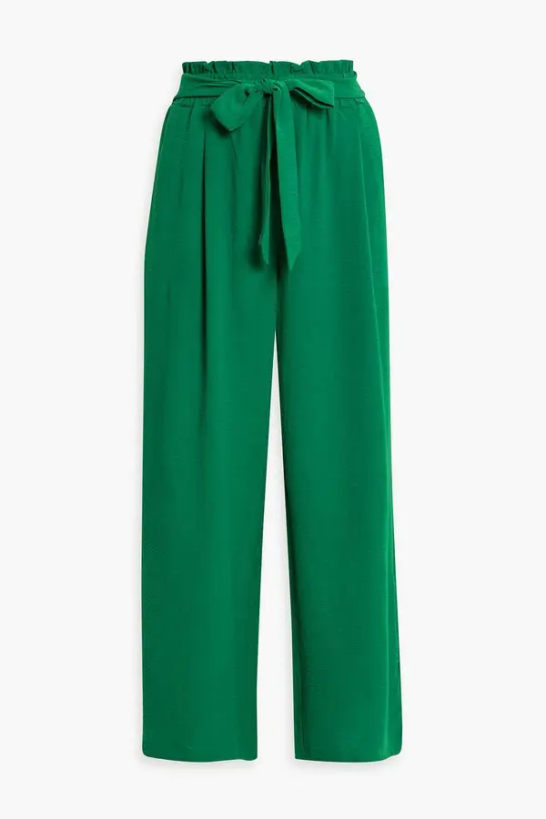 Rag & Bone Belted Woven Wide-leg Pants