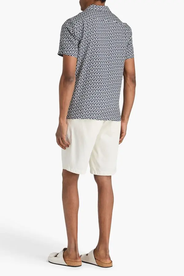 Orlebar Brown Hibbert Printed Lyocell Shirt