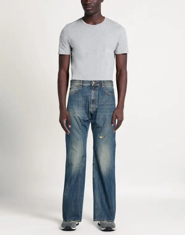 THE BIG WHITE BLUE Cotton Straight-leg Jeans